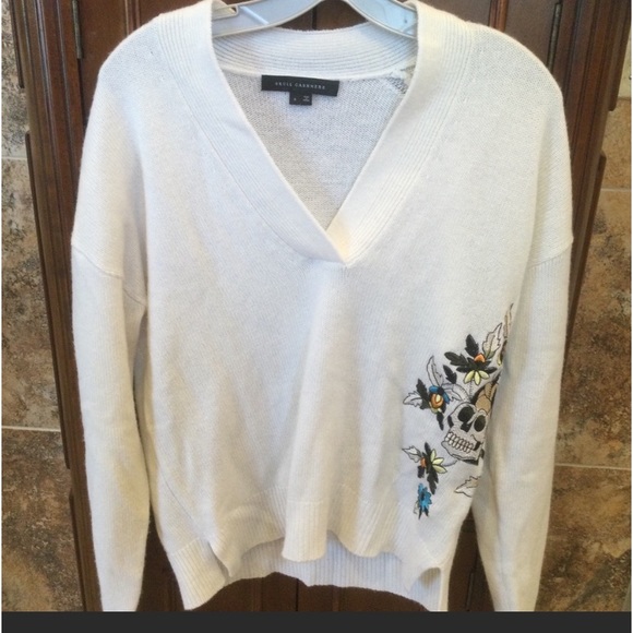 Skull Cashmere | Sweaters | Skull Cashmere Embroidered Sweatersize S ...